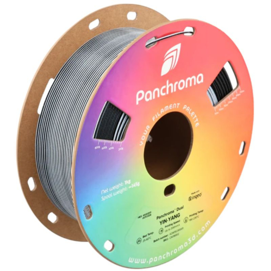 Panchroma™ PLA Dual Yin-Yang - 1.75mm - 1kg - Polyfab3D