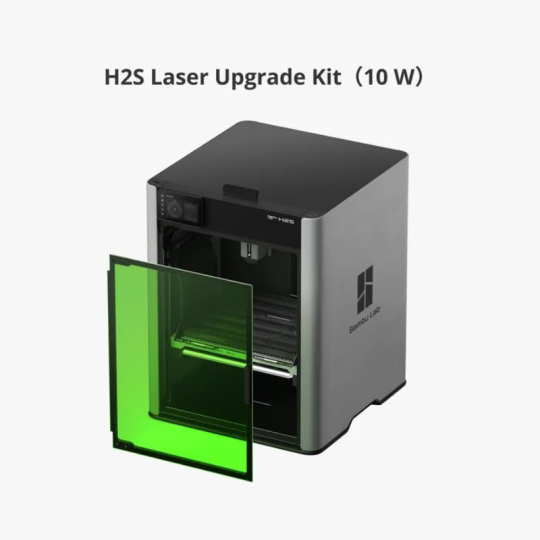 Upgrade kit laser 10W Bambu Lab H2S – Precise engraving and cutting