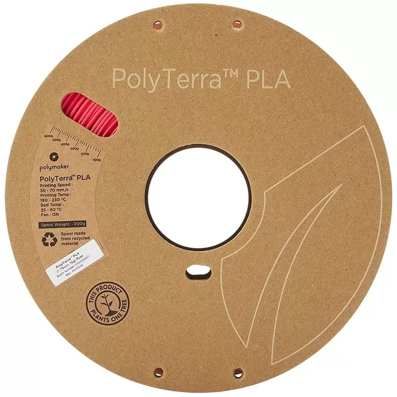PolyTerra PLA Pink - 1.75mm - 1 kg - Polyfab3D