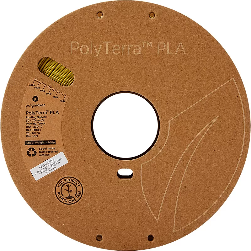 PolyTerra PLA Army Ligh Green - 1.75mm - 1 kg - Polyfab3D