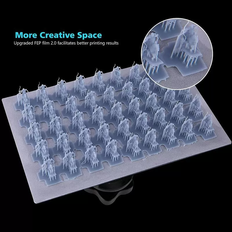 Set of 5 FEP 2.0 films, Elegoo Saturn - Polyfab3D