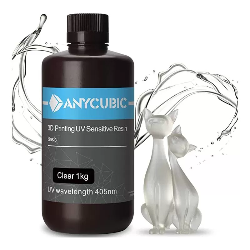 Anycubic Transparent Standard Resin - 1 kg - Polyfab3D
