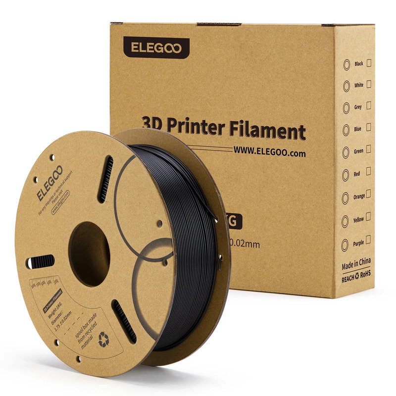 Elegoo PLA Black - 1.75mm - 1 kg - Polyfab3D