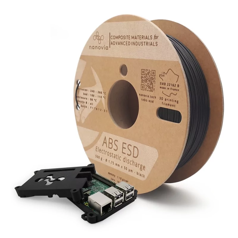 ABS ESD Nanovia (anti static electricity) - 2.85mm - 500 g - Polyfab3D