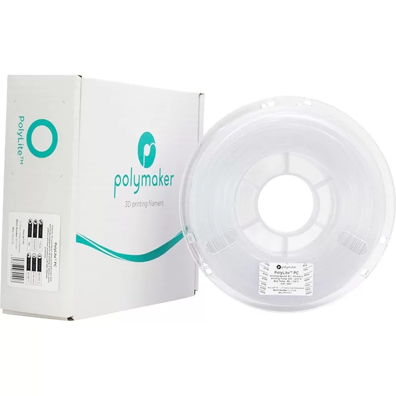 PolyLite PC Transparent - 1.75mm - 1 kg - Polyfab3D