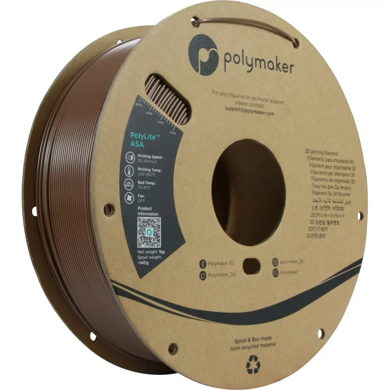 Polymaker PolyLite™ ASA Army Brown - Polyfab3D